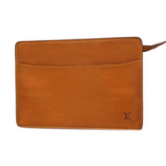 Louis Vuitton | Bags | Louis Vuitton Clutch Bag Epi Pochette Zipang Gold | Poshmark